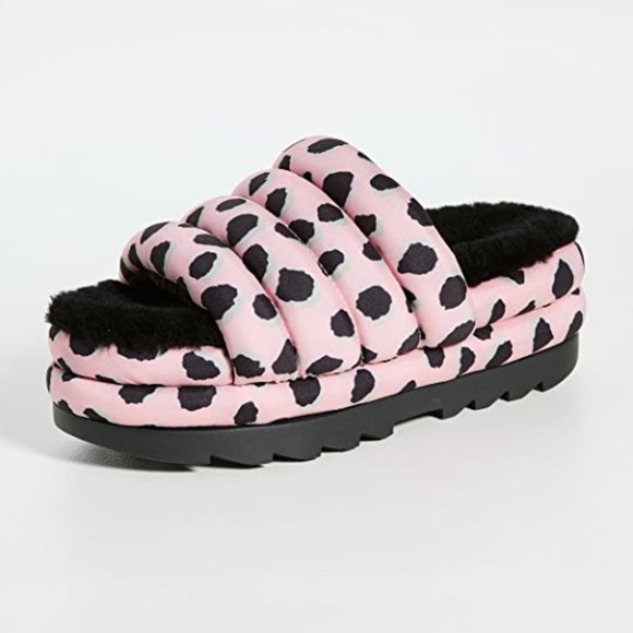 UGG | Shoes | Mega Hr Sale Bnwt Ugg Pink Puft Slide Sandals | Poshmark